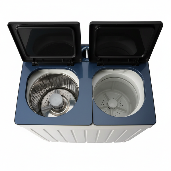 Tesla WTT137E60/G 13.7kg Twin Tub Top Loader | Efficient Dual-Tub ...